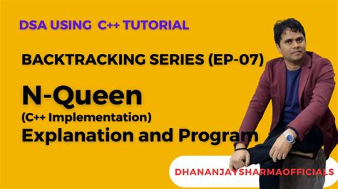 n queen c explanation and program backtracking problem 07 youtube