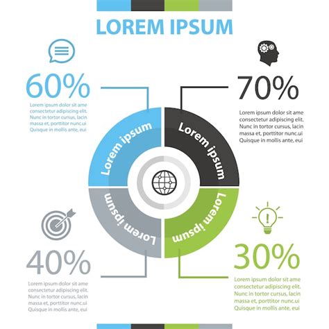 Premium Vector Circle Infographic Template