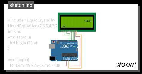 program lcd 20x4 wokwi esp32 stm32 arduino simulator