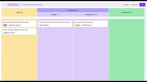 Taskwatch Personal Kanban Board For Efficient Project Management And