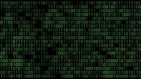 Matrix Green Binary Code Streaming Animation Stock Footage SBV