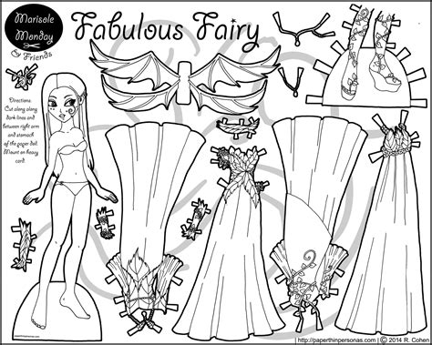 Free Printable Paper Dolls To Color