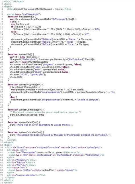 How To Use Html Javascript And Php To Create An Image Uploader Html