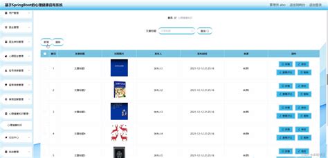 springboot java php node python基于springboot的心理健康咨询系统【计算机毕设】 csdn博客