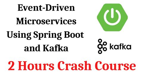 event driven microservices using spring boot and kafka crash course 🔥