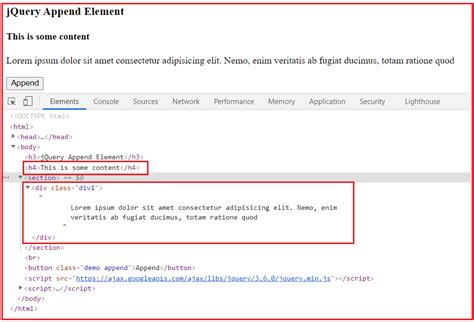 JQuery Append And Prepend Elements Dot Net Tutorials