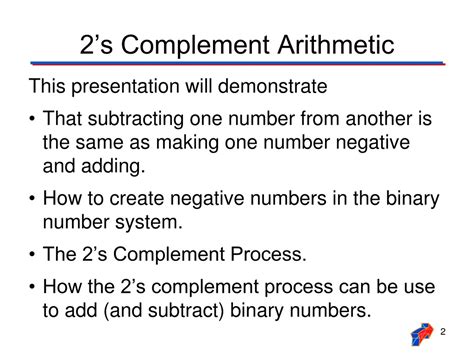 ppt 2 s complement arithmetic powerpoint presentation free download id 583876