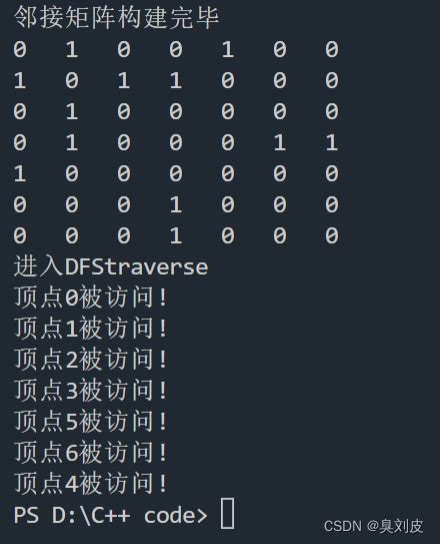 c 数据结构之图的遍历——dfs和bfs（带有演示） dfs遍历和bfs遍历 csdn博客