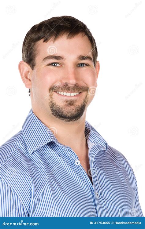 Adult Caucasian Male Stock Image Image Of Portrait Closeup 31753655