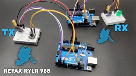 How To Interface Lora Module With Arduino Reyax Rylr998 Youtube