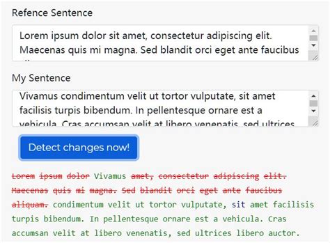 Compare Difference Between Text Using JQuery Free JQuery Plugins