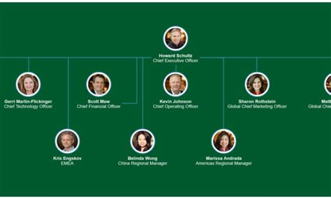 The Marvelous Starbucks Organizational Chart You Can Edit This