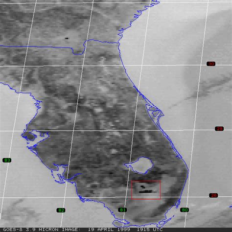19 April 20 April 1999 GOES 8 3 9 Micron Image Animation Java Applet