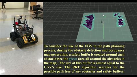 ugv s size consideration in path planning using rrt algorithm youtube