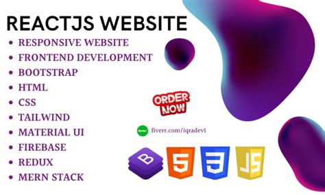 Build Modern Frontend Website Using React By Iqradev1 Fiverr