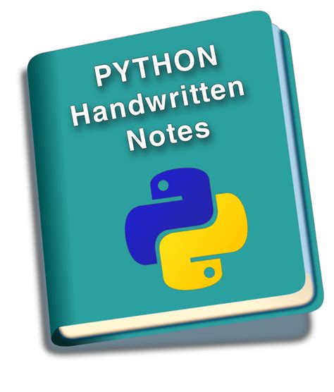 python handwritten notes topperworld