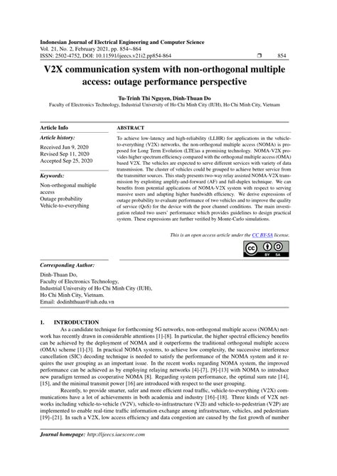 pdf v2x communication system with non orthogonal multiple access outage performance perspective