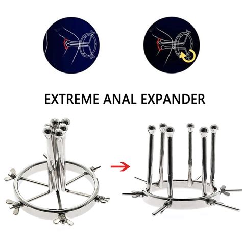 Extreme Anal Spreader Vagina Speculum Anus Opener Stainless Steel Speculum Butt Plug Anal