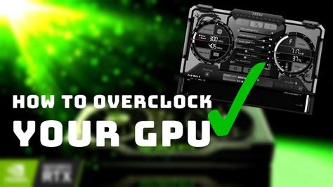 How To Overclock Your GPU EASY GPU OVERCLOCK IN 5 MINUTES YouTube