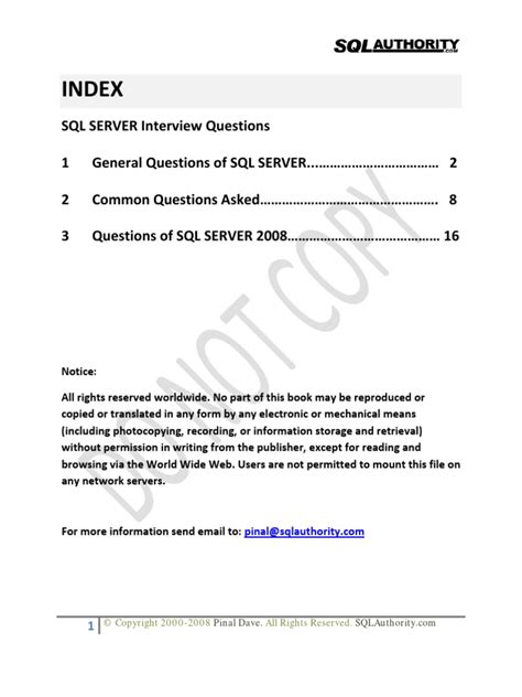 sql server interview questions answers pdf