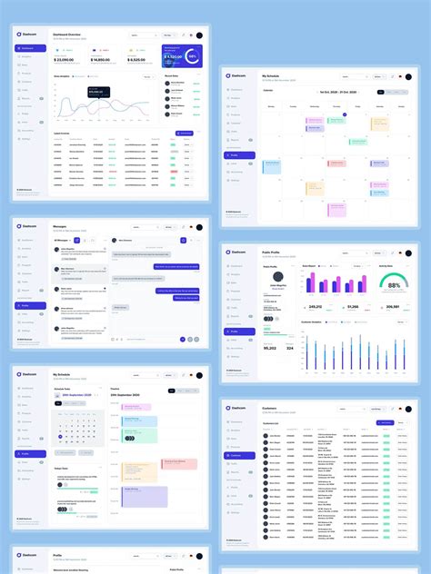 B端UI界面设计后台数据统计后台管理dashboard仪表盘 fig sketch xd psd源文件