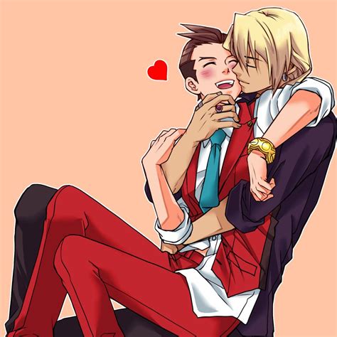 Apollo Justice And Klavier Gavin Ace Attorney Drawn By Ragi Od Fine Danbooru