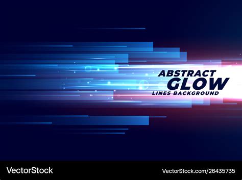 abstract glowing speed motion lines in forward vector image