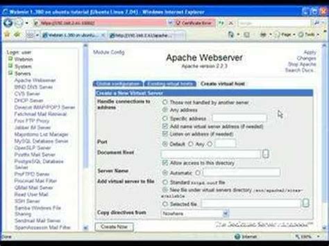 Setting Up The Apache Webserver On A Linux Server Part 1 YouTube