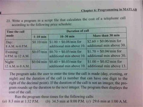 solved write a program in a script file that calculates the