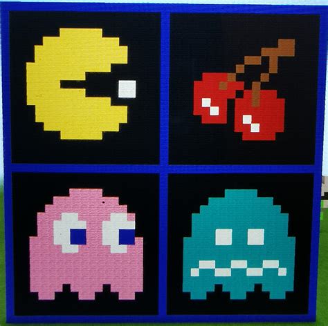 Pac Man Pixel Art Minecraft