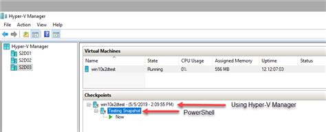 how to create hyper v checkpoints with best practices