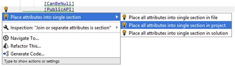 code syntax style multiple attributes jetbrains rider documentation