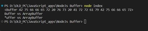 nodejs buffer vs javascript arraybuffer codeforgeek
