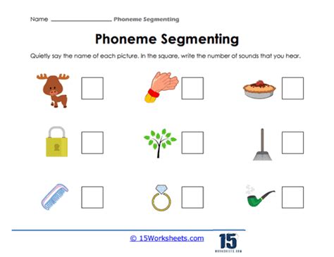 phoneme segmenting worksheets 15