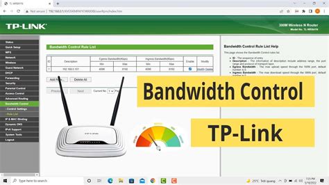 How To Limit Internet Speed Of WiFi Users With TP Link Router TL WR841N