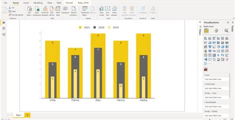 Create Nested Column Chart Visual For Power BI PBI VizEdit