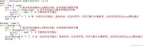 用python菱形打印 csdn博客
