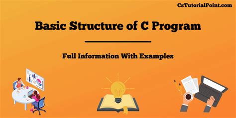 Basic Structure Of C Program Diagram