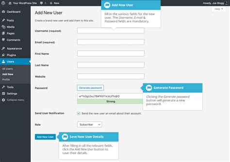 adding a new wordpress user easy wp guide