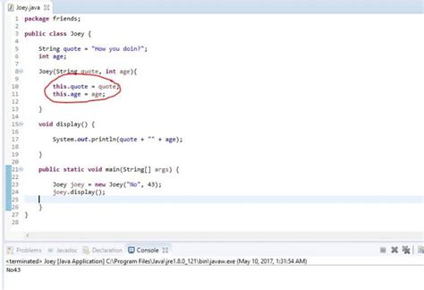 this java keyword using this in java constructor and method