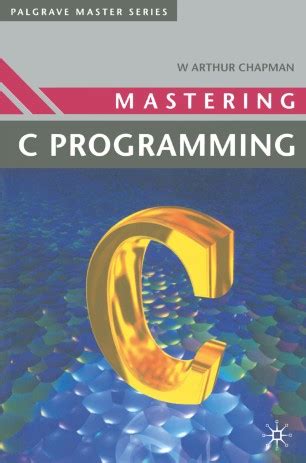 Mastering C Programming SpringerLink