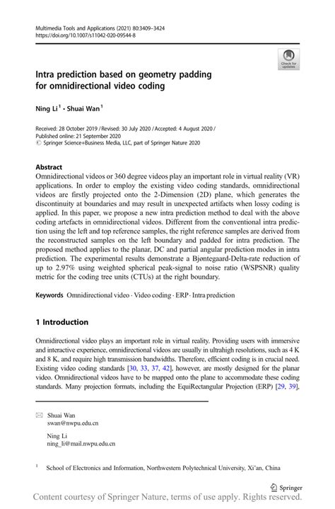 intra prediction based on geometry padding for omnidirectional video coding