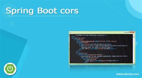 spring boot cors how spring boot cors works with examples