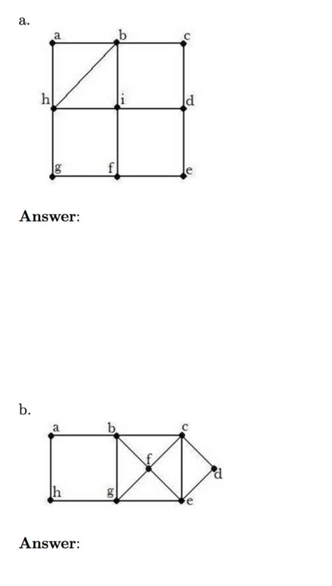 solved determine whether the given graph has an euler