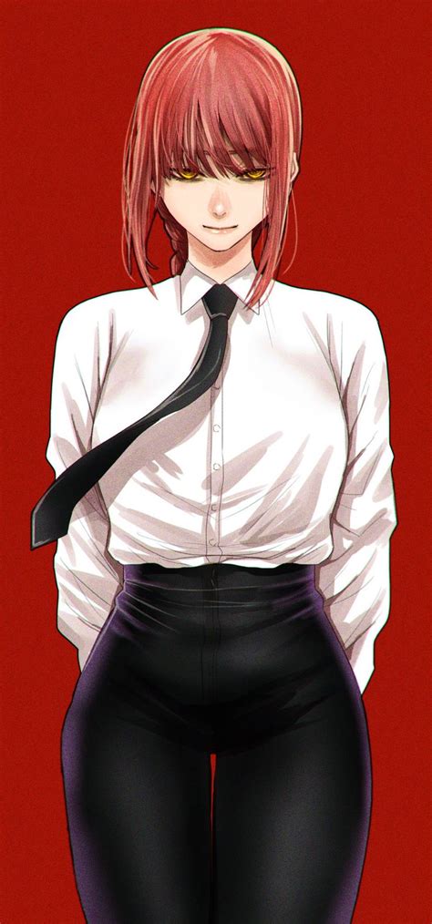 Chainsaw Man Red Hair Girl Zerkalovulcan