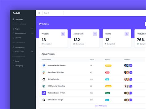 Dash UI Free Bootstrap Admin Dashboard Template Freebiesbug