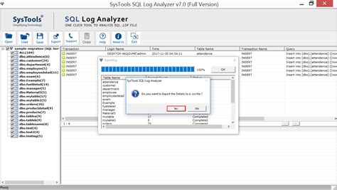 Sql Log Analyzer Open View Read Export Transactions Log Ldf Files