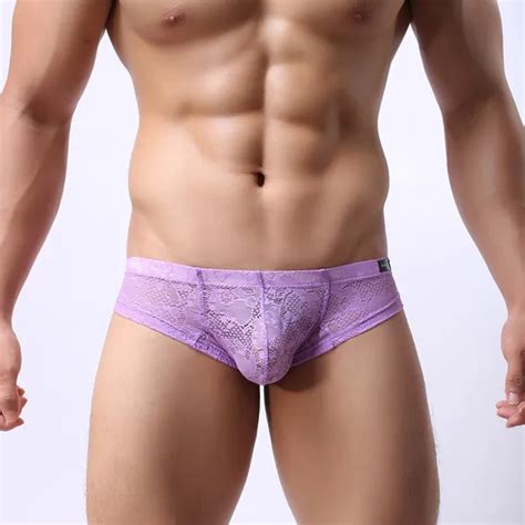 Homem Calcinha De Renda Boxer Mens Underwear Lingerie Pequenas Boxer Homme Mens Cueca Gay Sexy