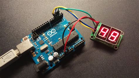 Arduino And 2 Digit Seven Segment Module Ardumotive Arduino Greek Playground