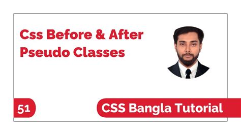 CSS Before And After Using In Bangla CSS Pseudo Classes And Elements